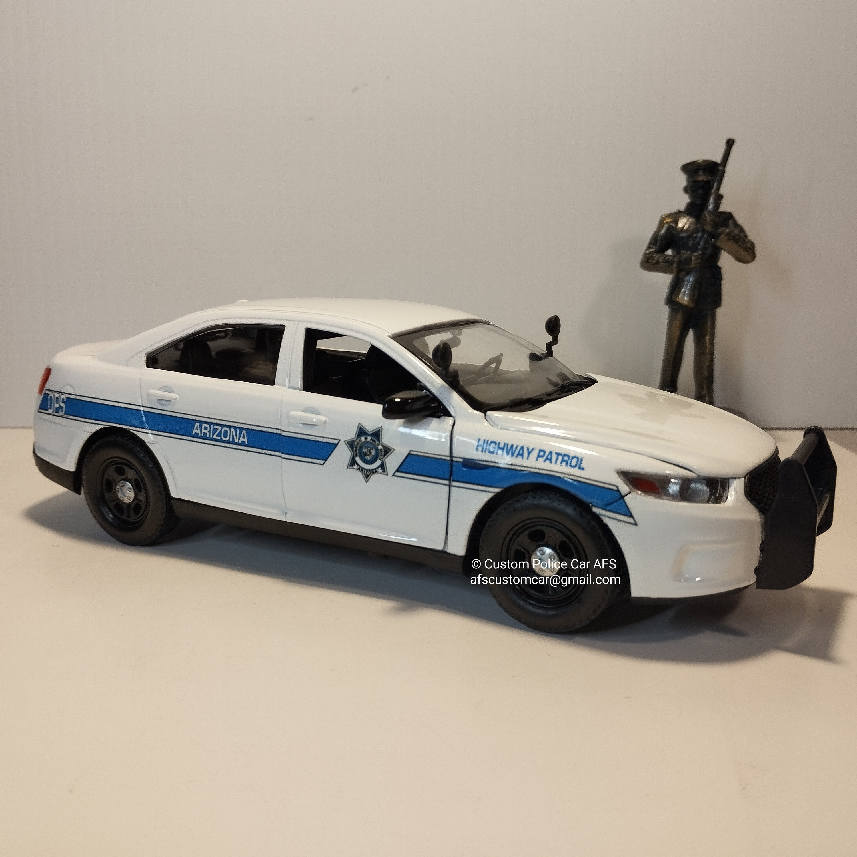 Arizona Highway Patrol Police Model Car Diecast Ford Interceptor 1:24 ...