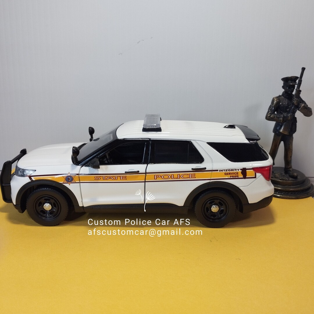 Illinois State Police Ford Explorer Model Car Diecast 1:24 Scale ...