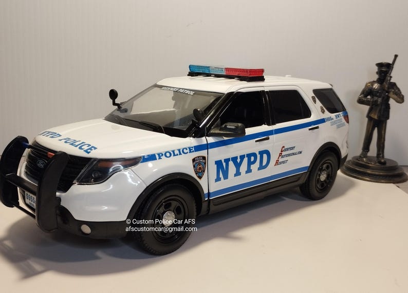 1:24 Scale NYPD Highway Patrol Police Car Ford Explorer Model Car ...