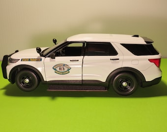 Arizona Highway Patrol Police Model Car Diecast Ford Interceptor 1:24 ...