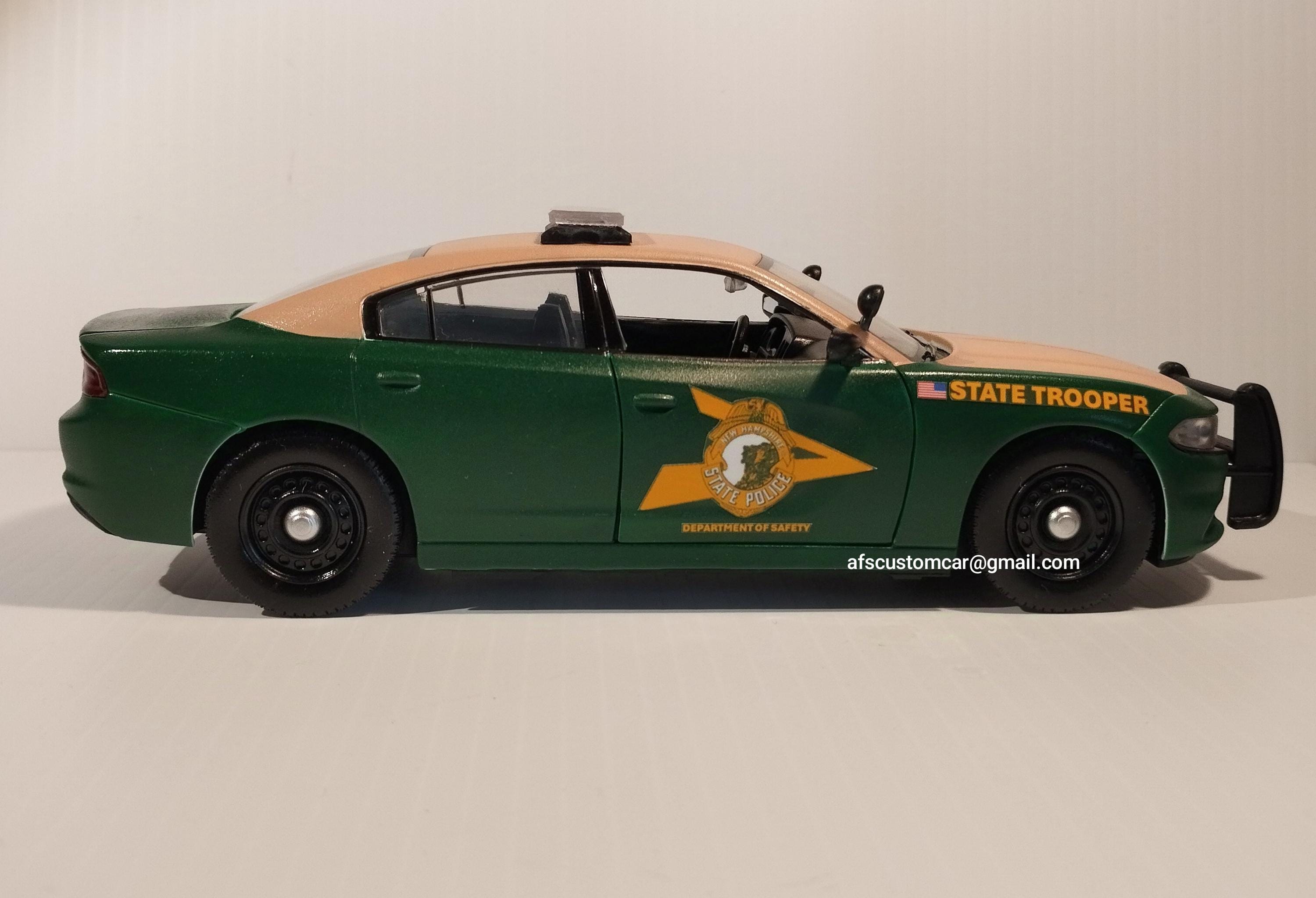 New Hampshire State Police Model Car Diecast 2023 Dodge Charger 1:24 ...