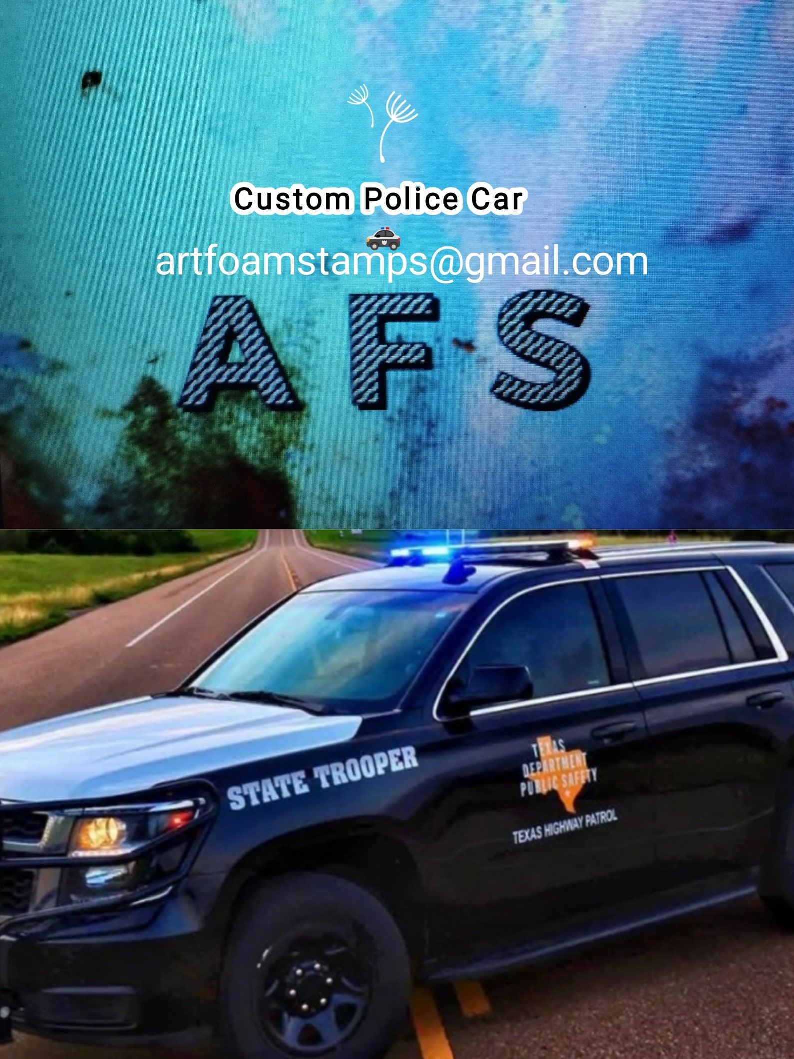 Texas Highway Patrol State Trooper Tahoe Police Model Car 1:24 No ...