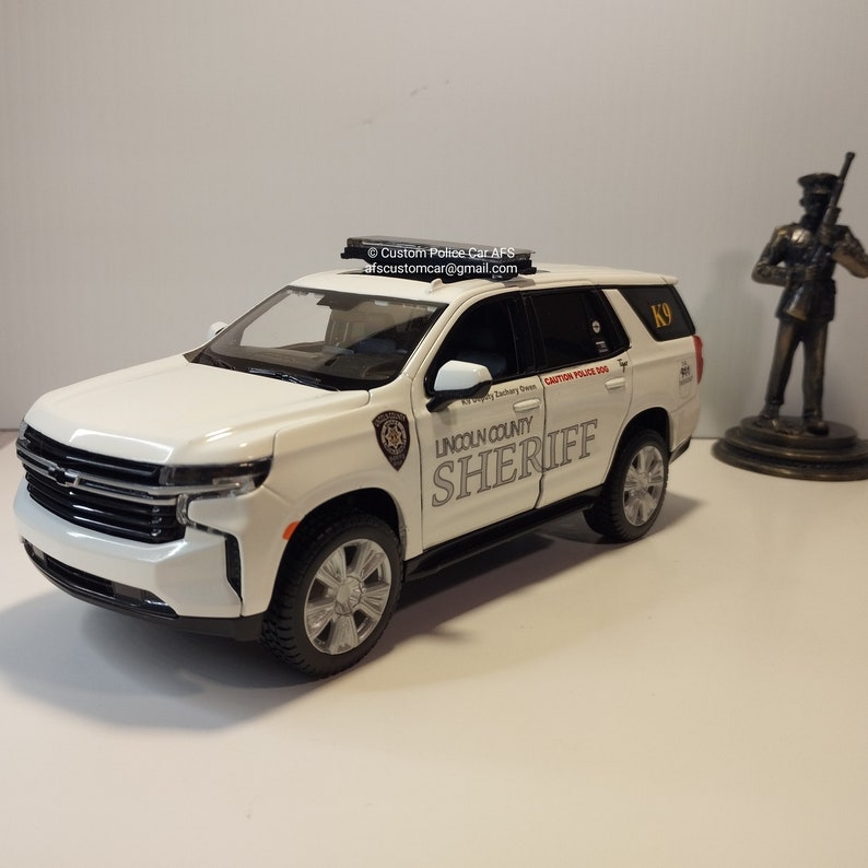 Lincoln County Sheriff Police Model Car Diecast 2021 Tahoe 1:26 Scale ...