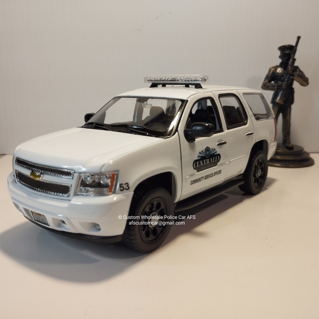 Centralia Police Department Model Car Diecast Tahoe 1:24 / Custom ...