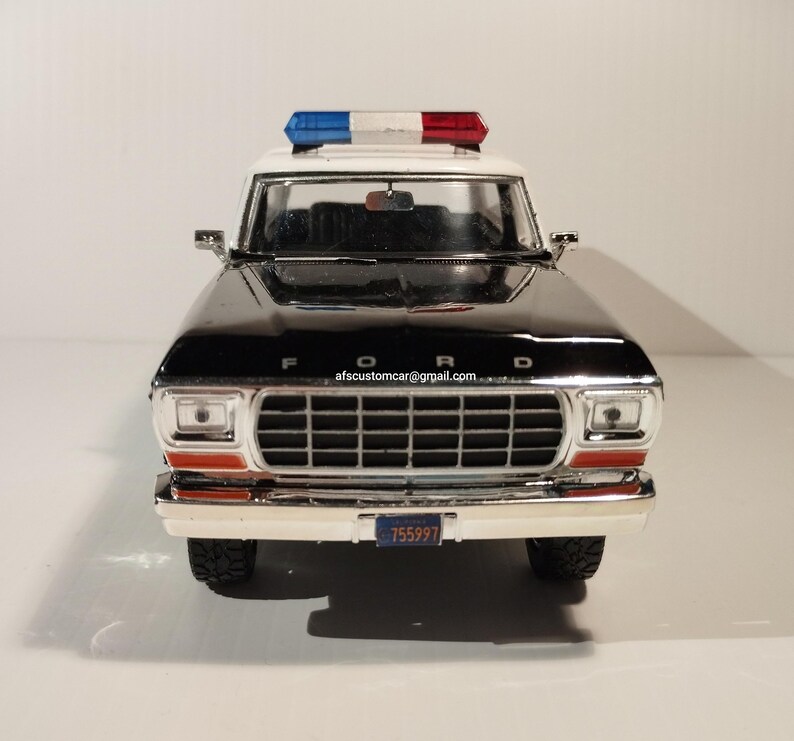 LASD Rescue Paramedic Sheriff 1978 Ford Bronco Diecast Model Car 1:24 ...