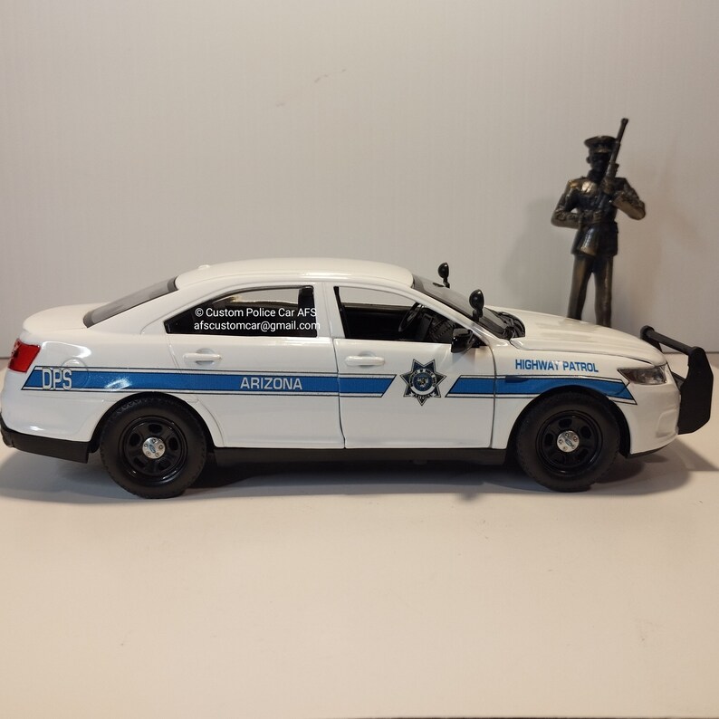Arizona Highway Patrol Police Model Car Diecast Ford Interceptor 1:24 ...