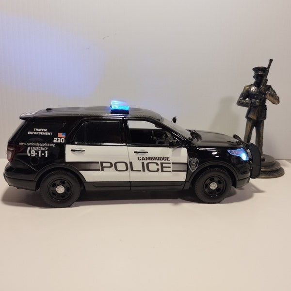 Diecast Police Car With Working Lights - Etsy