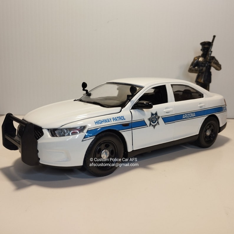 Arizona Highway Patrol Police Model Car Diecast Ford Interceptor 1:24 ...
