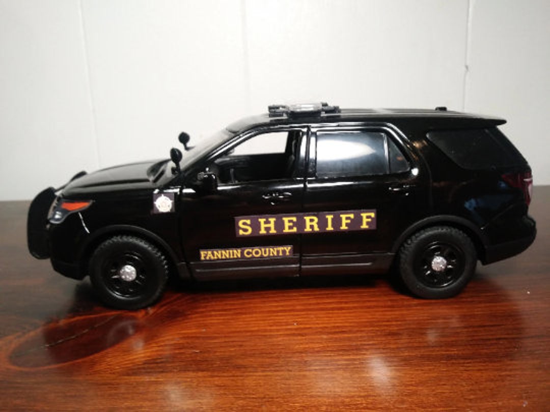 Fannin County Sheriff Police Car Ford Explorer Model Car Diecast 1:24 ...