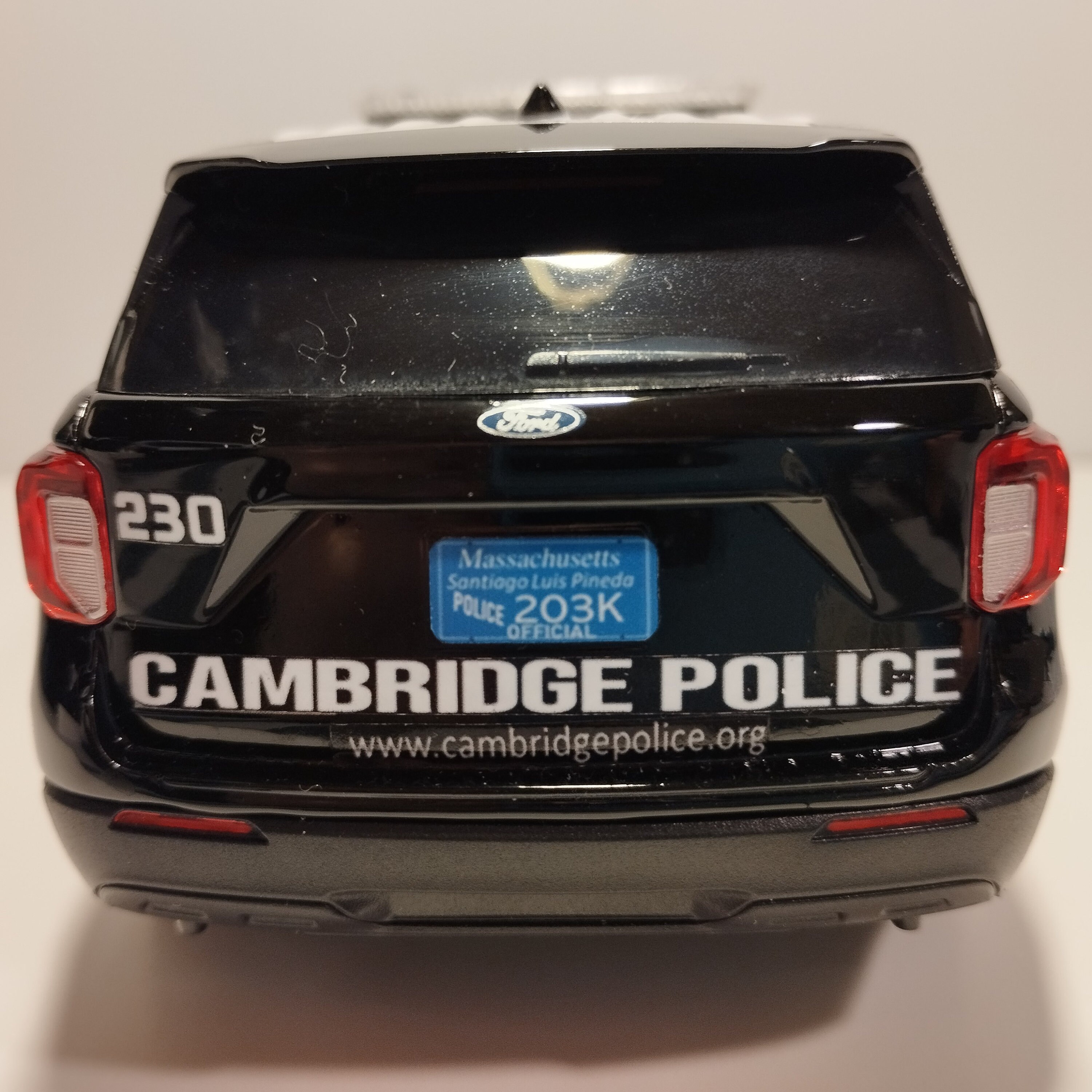 Cambridge Police Car 2022 Ford Interceptor Model Car Diecast 1:24 ...