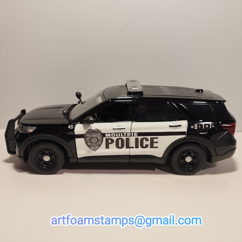 City of Moultrie GA Police Car 2022 Ford Interceptor Model Car Diecast ...