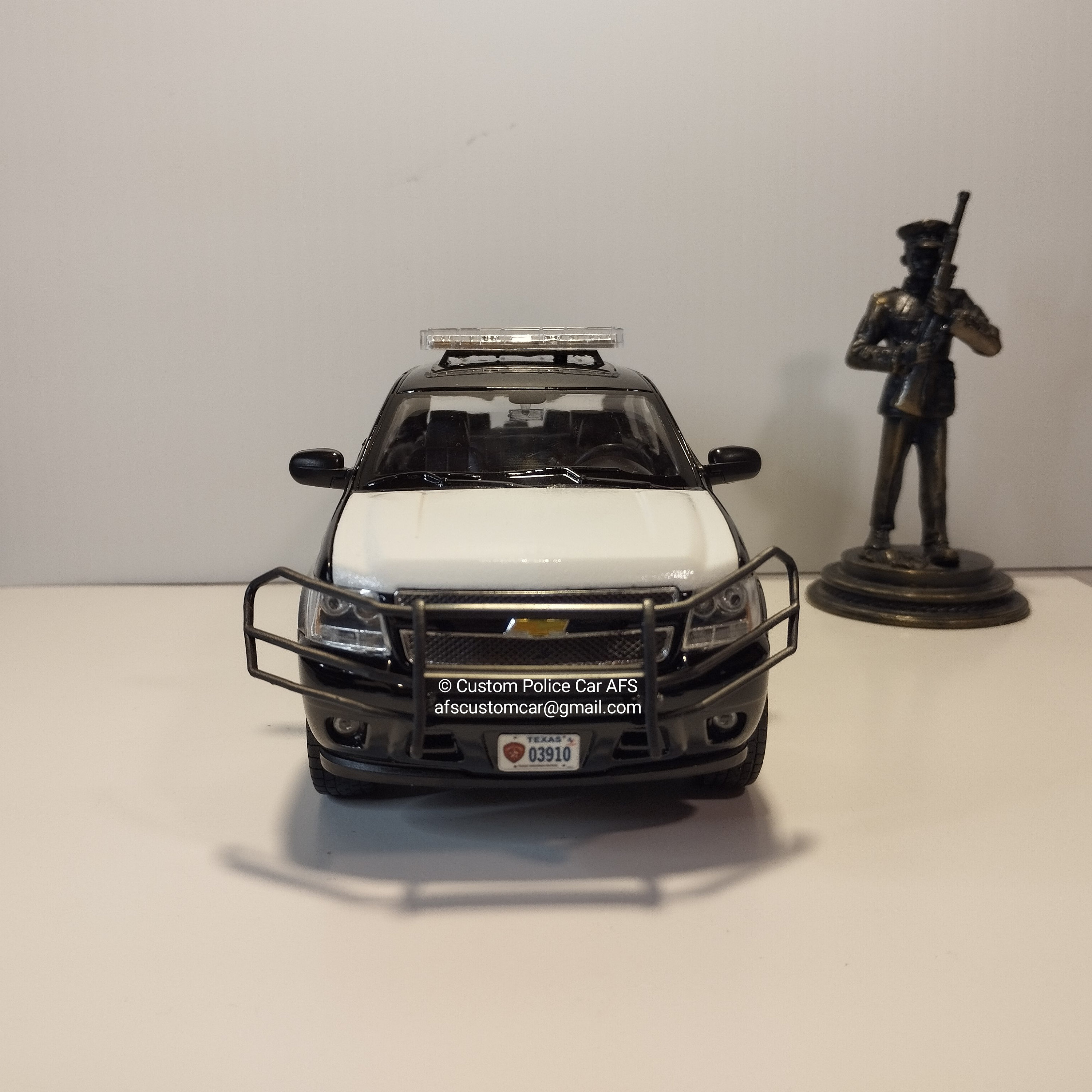 Texas Highway Patrol State Trooper Tahoe Police Model Car 1:24 No ...