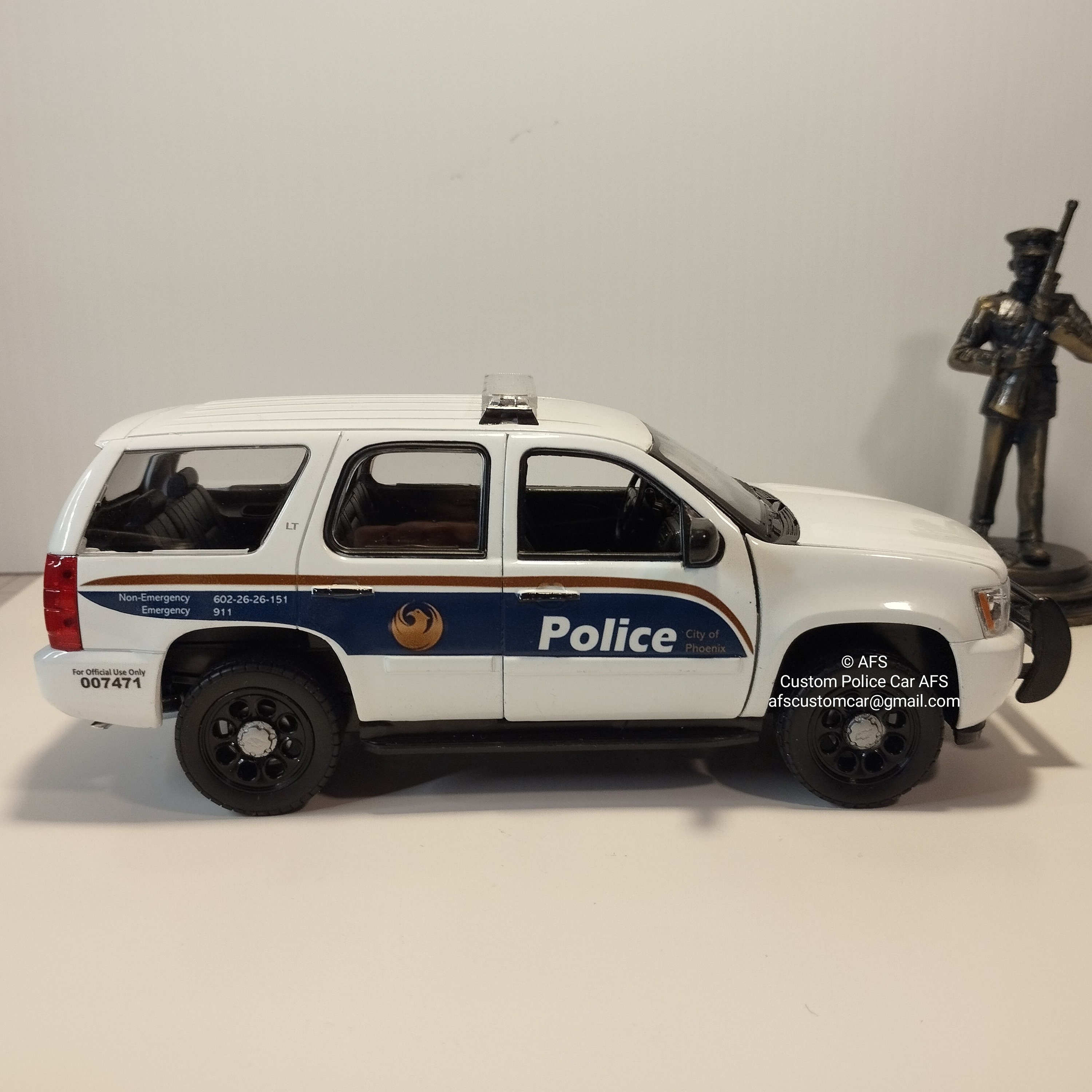 Phoenix Police Department Phoenix Arizona Model Car Diecast Tahoe 1:24 ...
