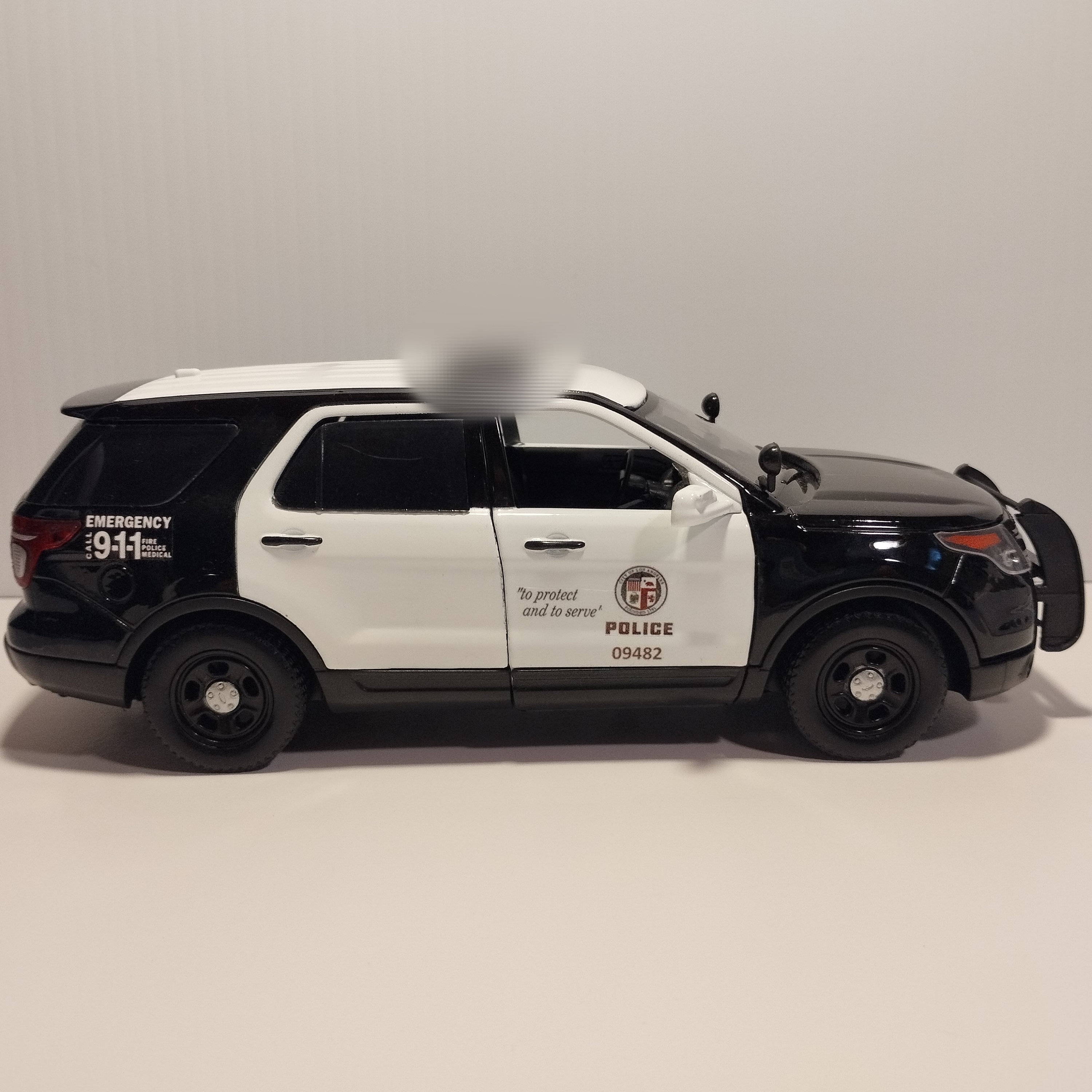 Los Angeles Police Department LAPD Police Car Ford Interceptor Utility ...