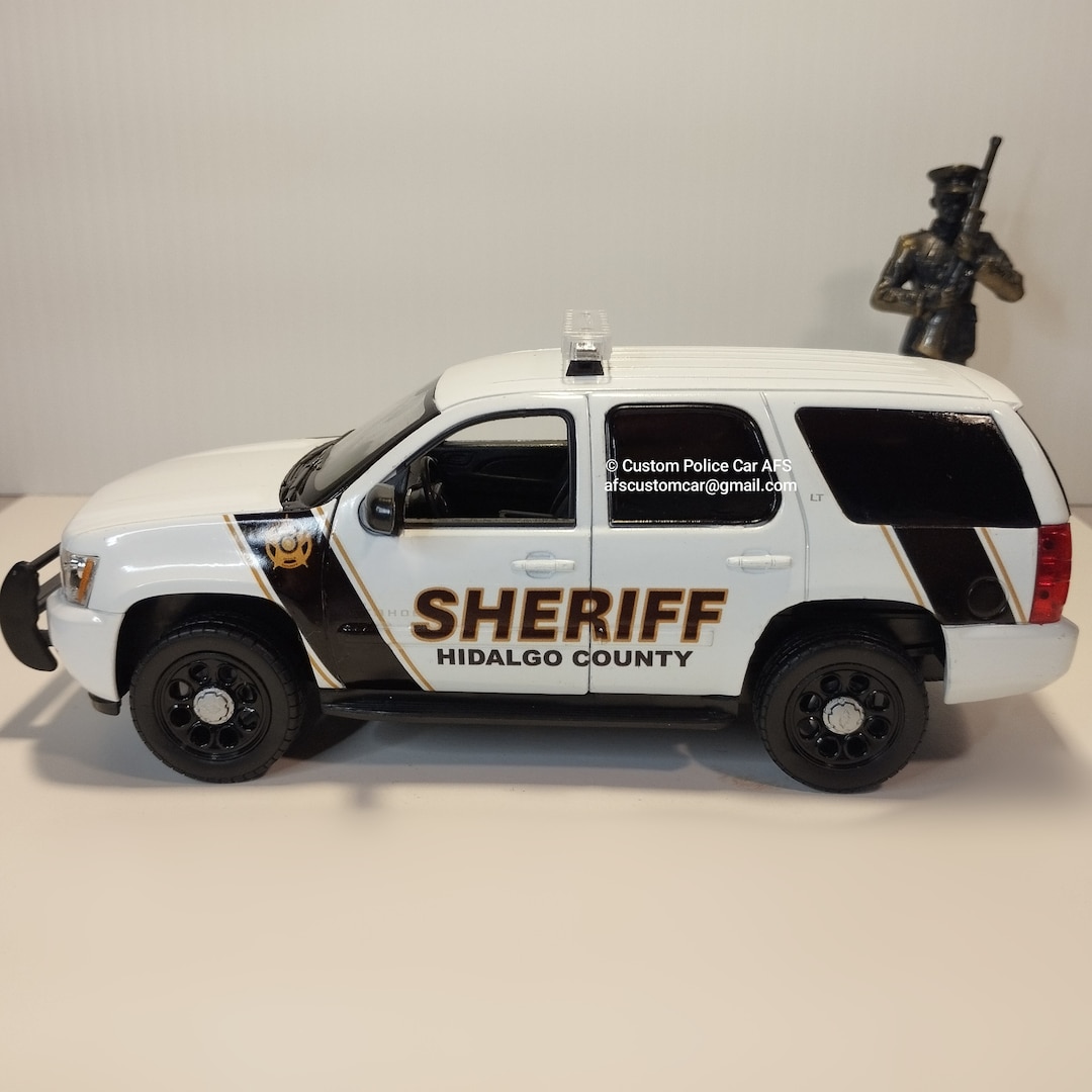 Hidalgo County Sheriff Police Model Car Diecast 2008 Chevrolet Tahoe 1: ...