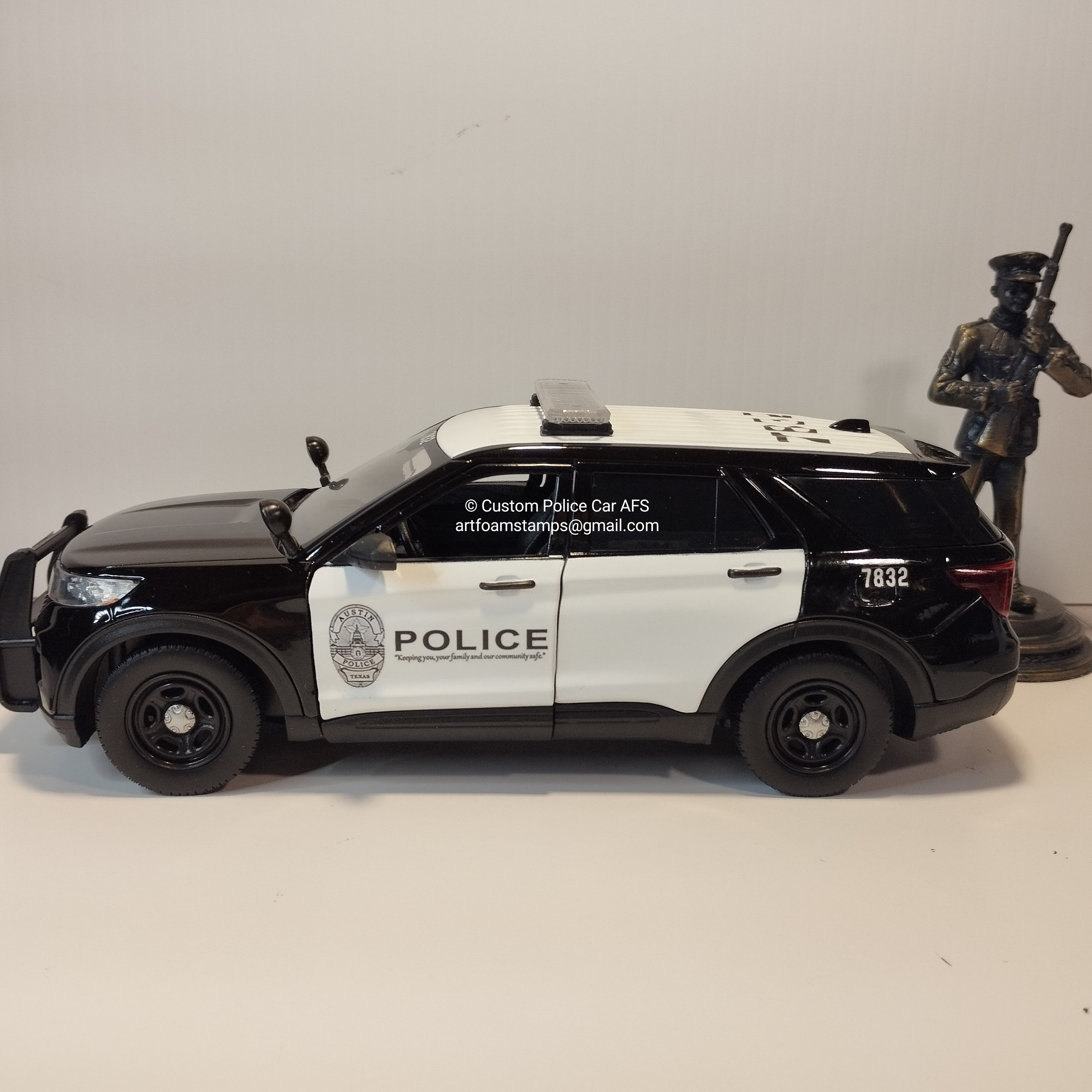 Austin Texas Police Car 2022 Ford Explorer Model Car Diecast 1:24 ...