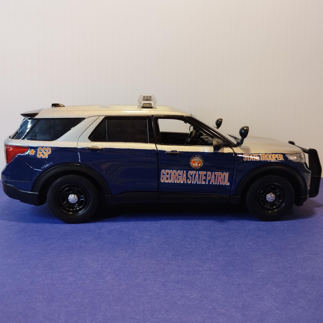 Georgia State Patrol Police Interceptor Utility Model Car 2022 Ford ...
