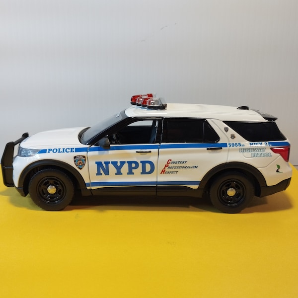 Custom Diecast Police Car - Etsy