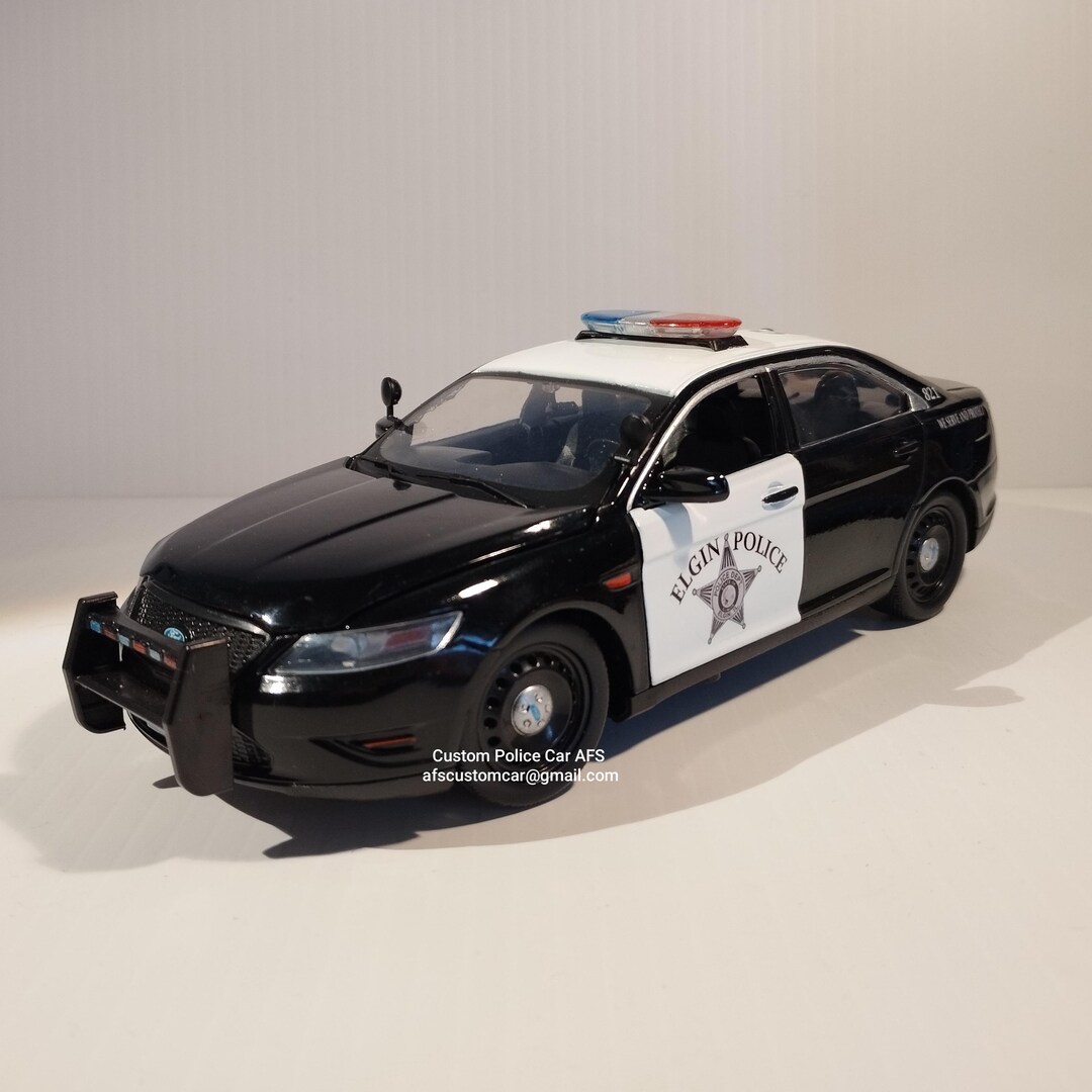 Elgin Police Model Car Diecast 2013 Ford Taurus 1:24 Scale / Custom ...