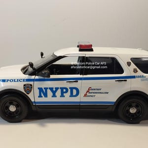 1:24 Scale NYPD Highway Patrol Police Car Ford Explorer Model Car ...