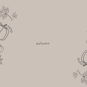 Minimalist Autumn Desktop Wallpaper - Etsy