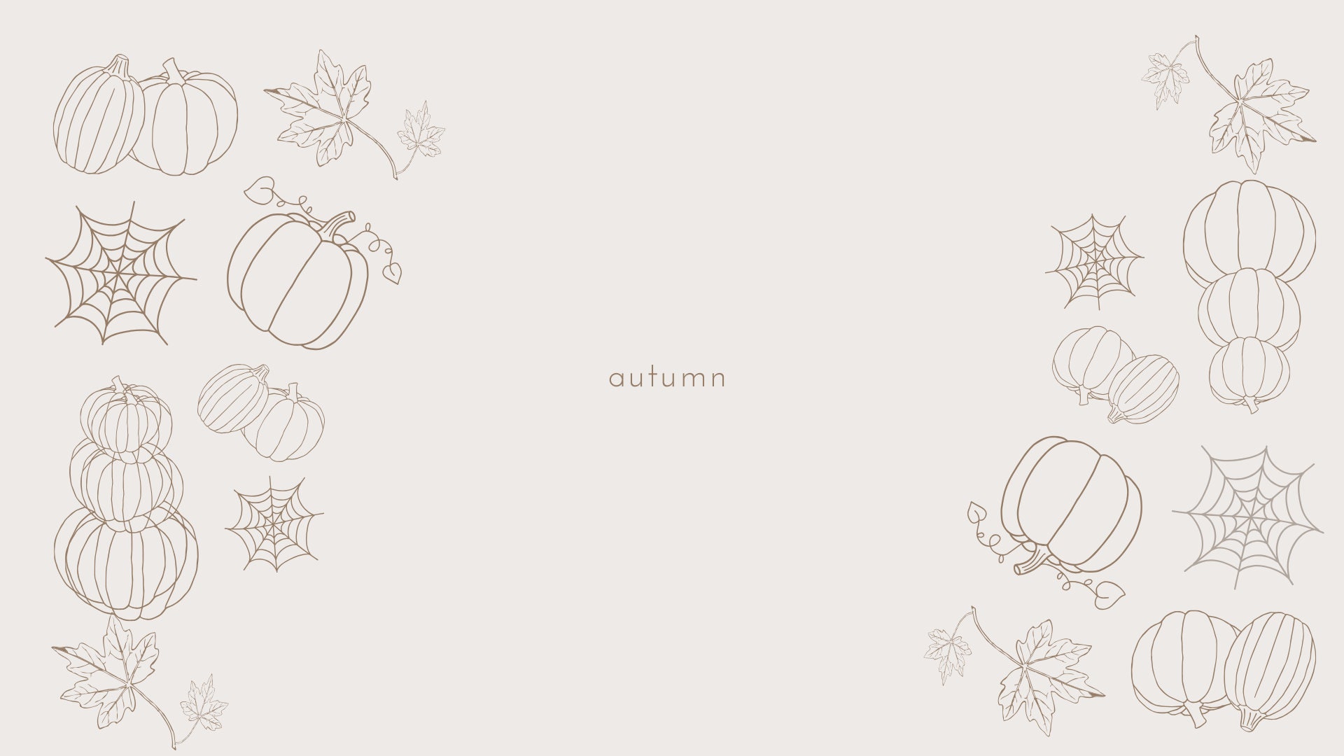 Minimalist Autumn Desktop Wallpaper - Etsy