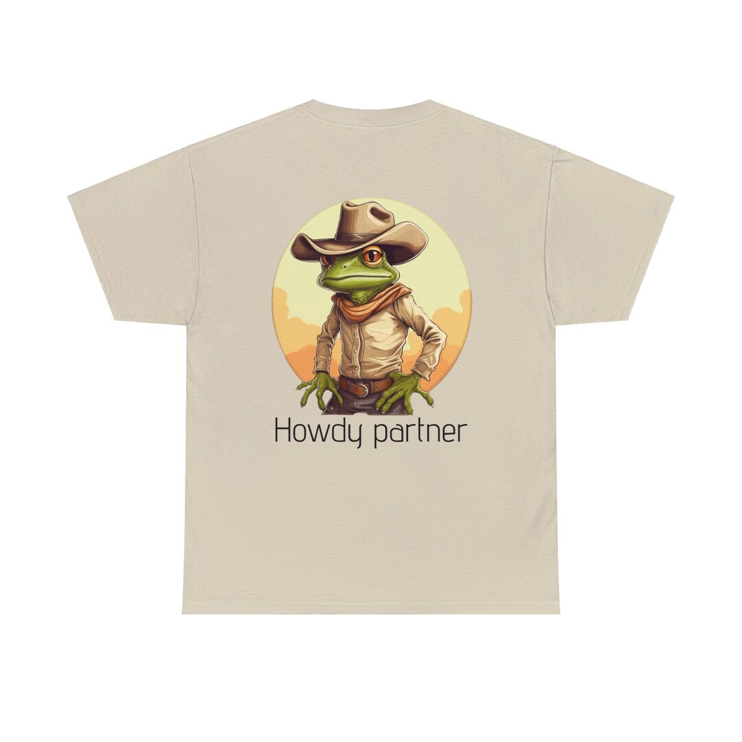 Howdy Partner T-shirt, Funny Graphic Tee Shirts, Comfort Color Tshirt ...
