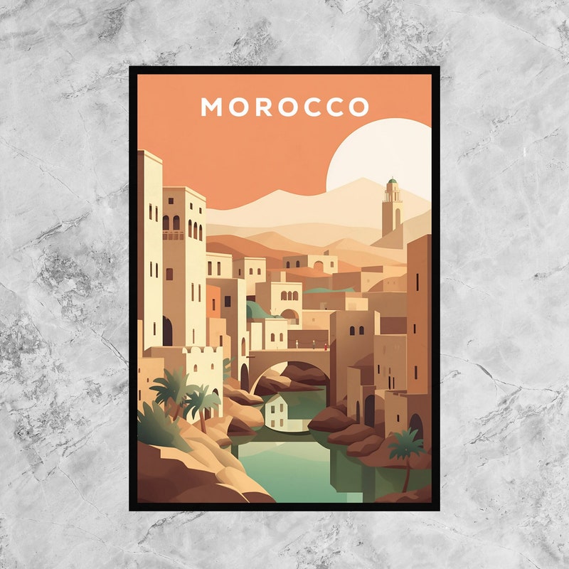 Morocco Poster - Etsy