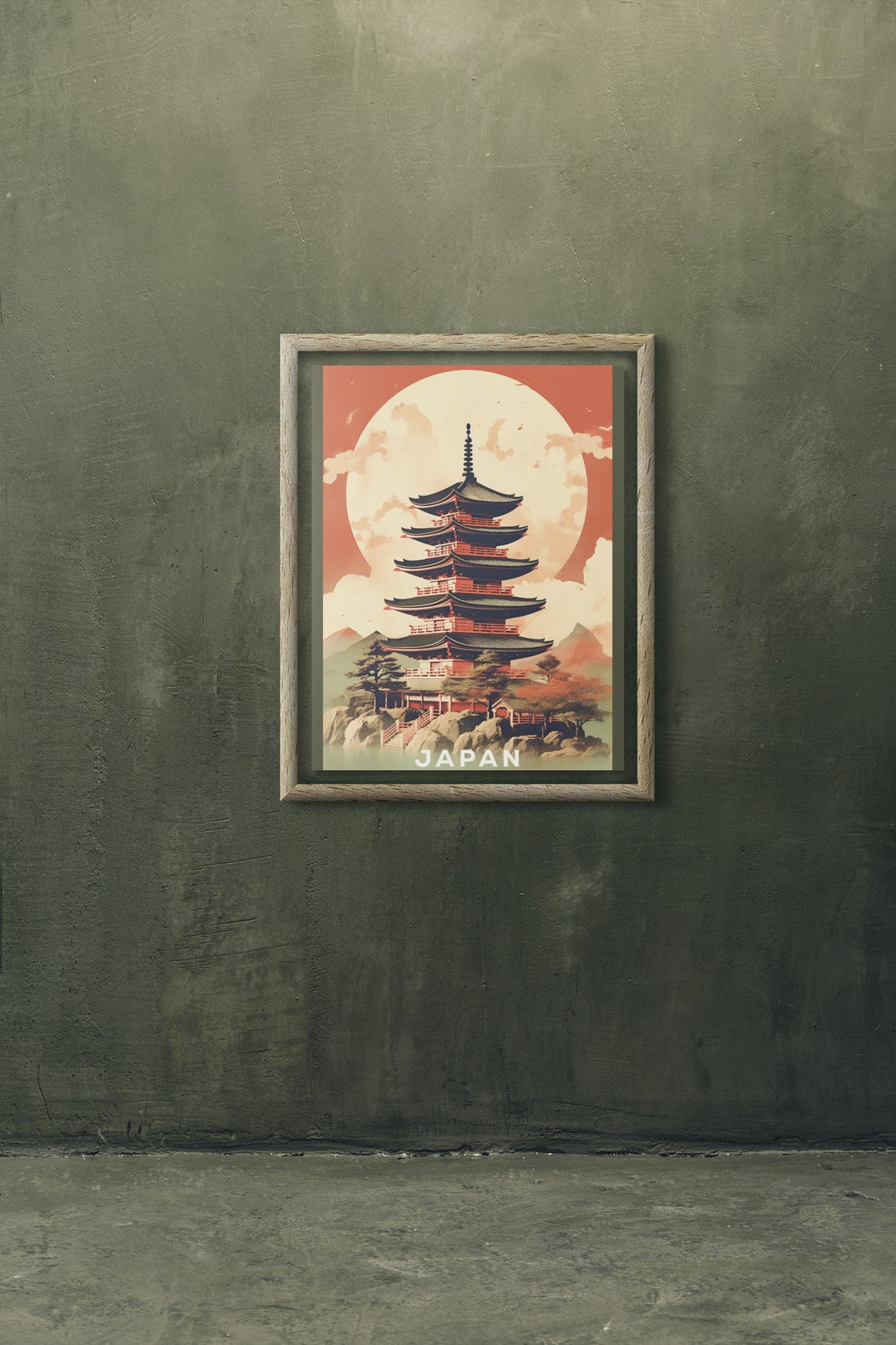 Japan Wall Art Poster, Japanese Art, Retro Wall Decor, Japan Poster ...