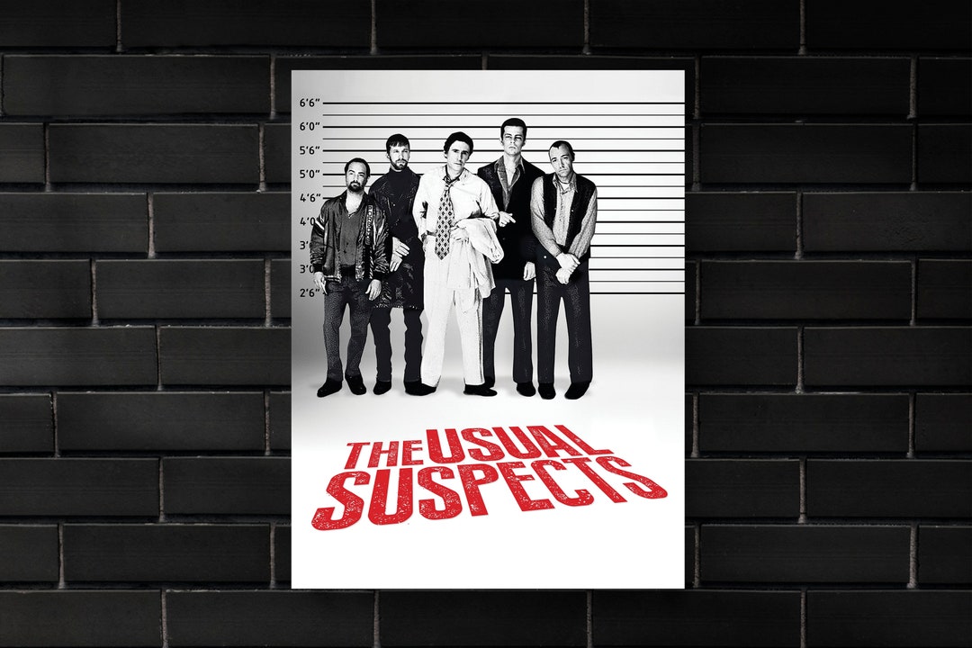 Usual Suspects (1995) Movie Poster Movie Print, Hip Hop Movie Posters ...