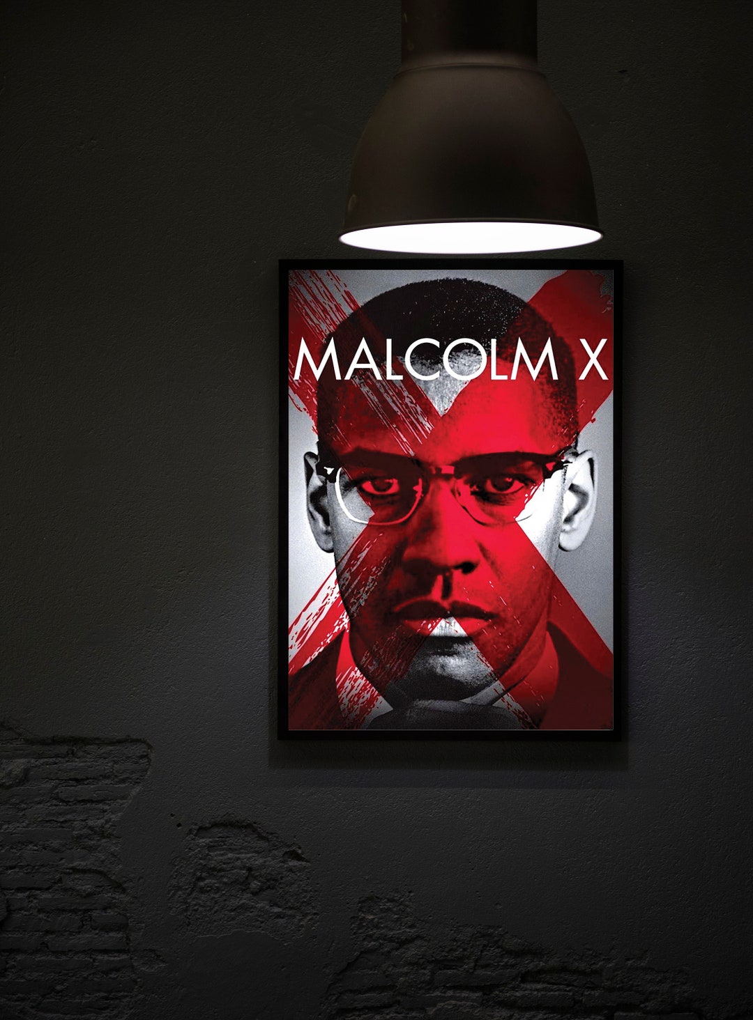 Malcolm X (1992) Movie Poster Movie Print, Hip Hop Movie Posters, Wall ...