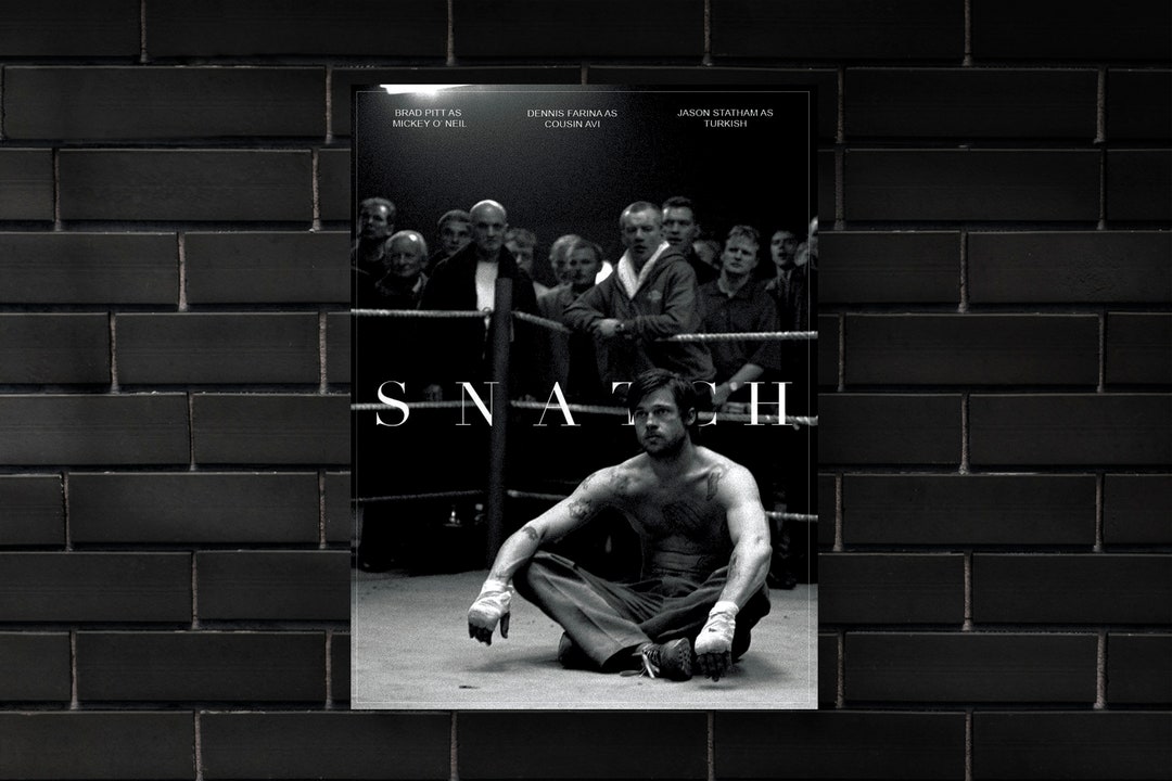 Snatch (2000) Movie Poster Movie Print, Hip Hop Movie Posters, Wall Art ...