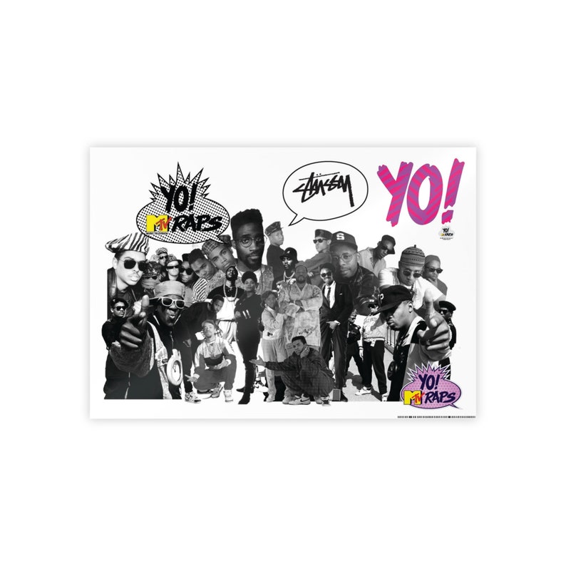 Yo MTV Raps 1988 Movie Poster Movie Print, Hip Hop Movie Posters, Wall ...