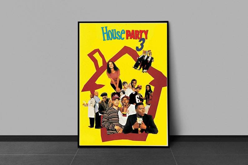 House Party 3 (1994) Movie Poster Movie Print, Hip Hop Movie Posters ...
