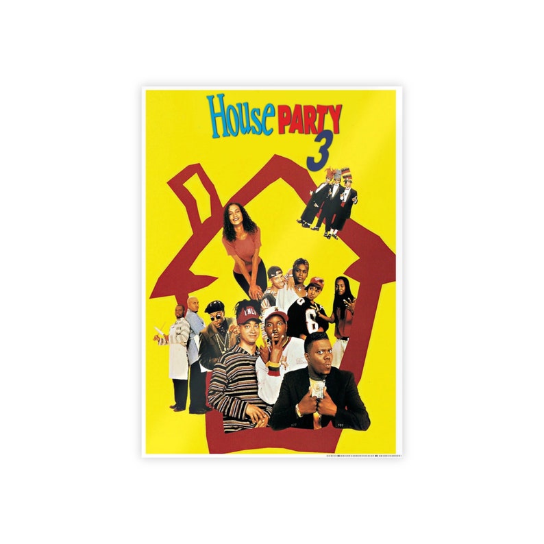 House Party 3 (1994) Movie Poster Movie Print, Hip Hop Movie Posters ...