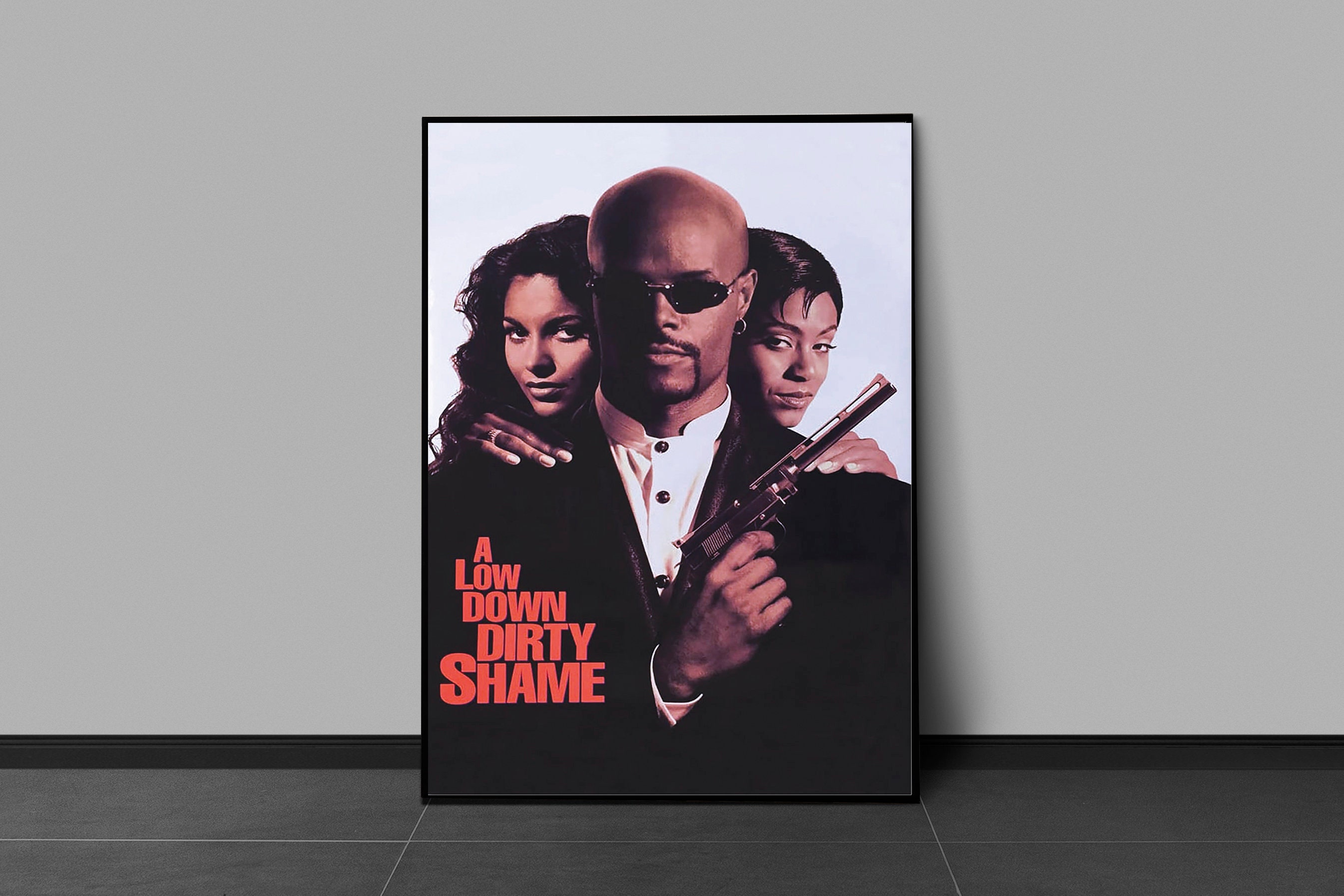 A Low Down Dirty Shame (1994) Movie Poster Movie Print, Hip Hop Movie ...
