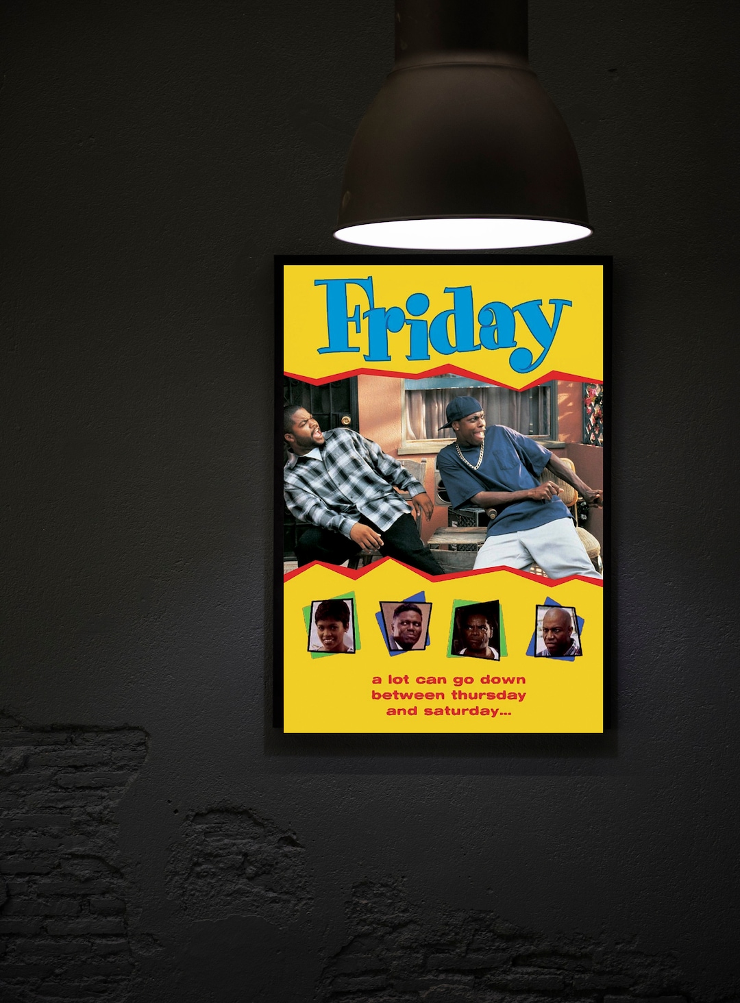 Friday (1995) Movie Poster Movie Print, Hip Hop Movie Posters, Wall Art ...