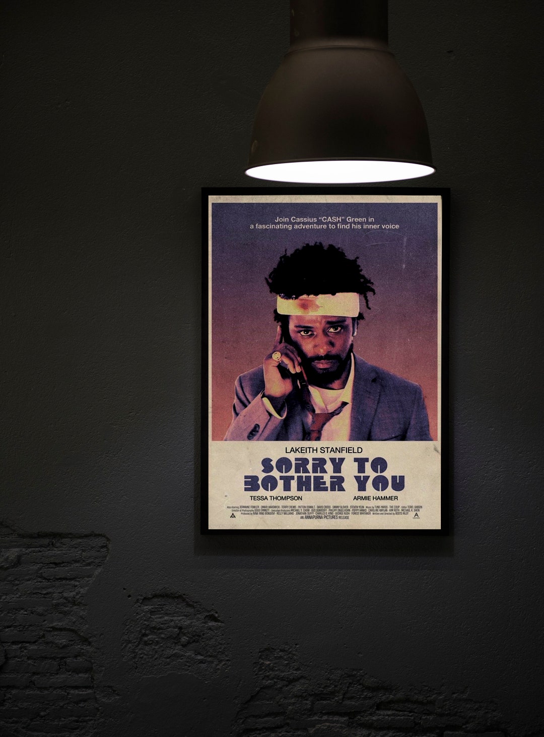 Sorry to Bother You (2018) Movie Poster Movie Print, Hip Hop Movie ...