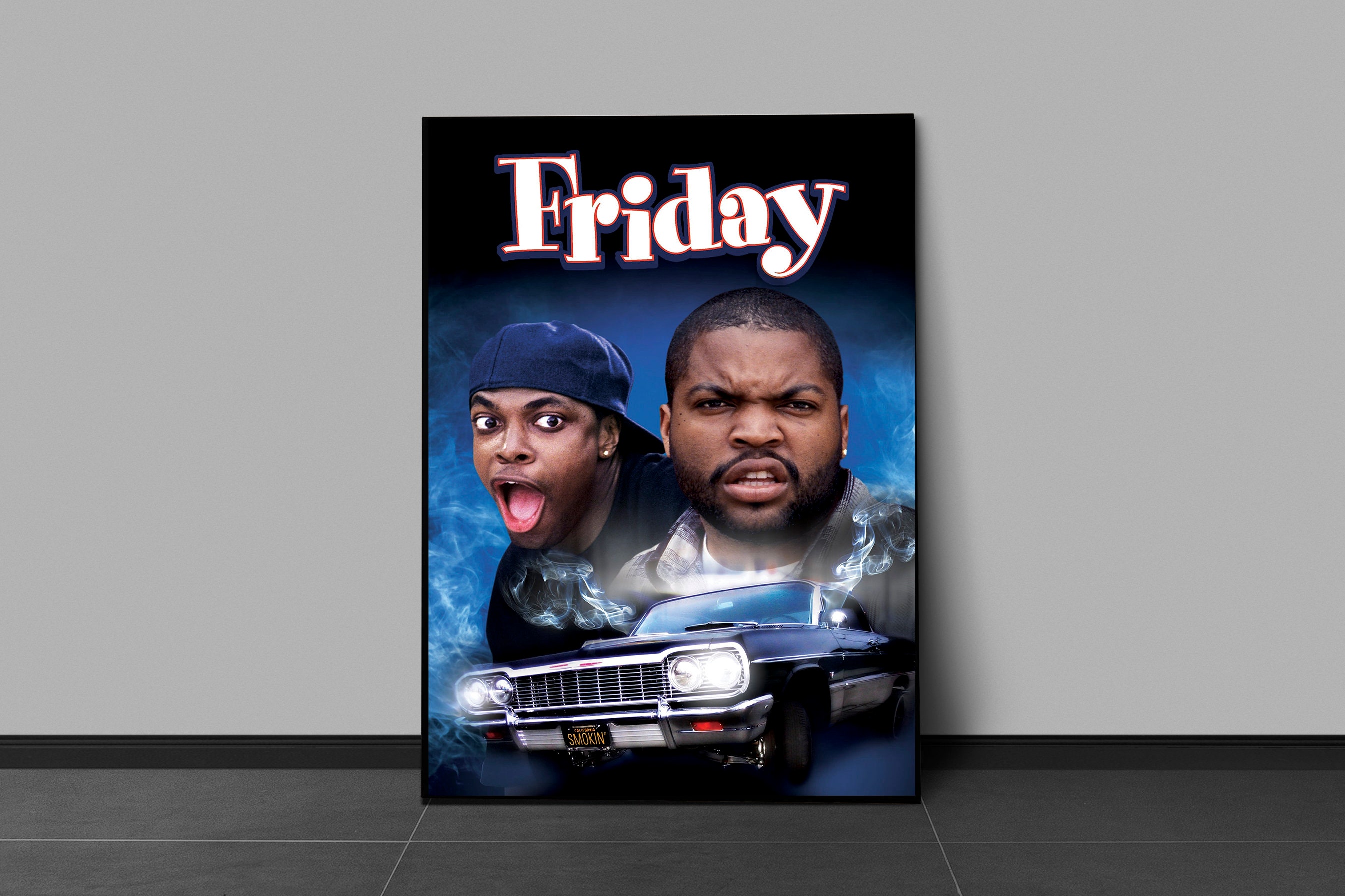 Friday (1995) Movie Poster Movie Print, Hip Hop Movie Posters, Wall Art ...