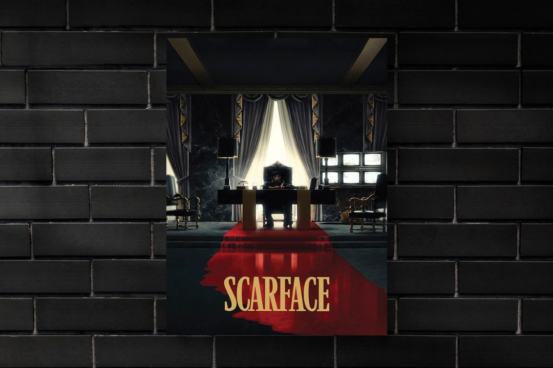 Scarface (1983) Movie Poster Movie Print, Hip Hop Movie Posters, Wall ...