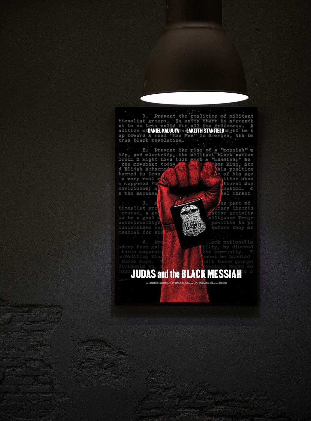 Judas & the Black Messiah (2021) Movie Poster Movie Print, Hip Hop ...