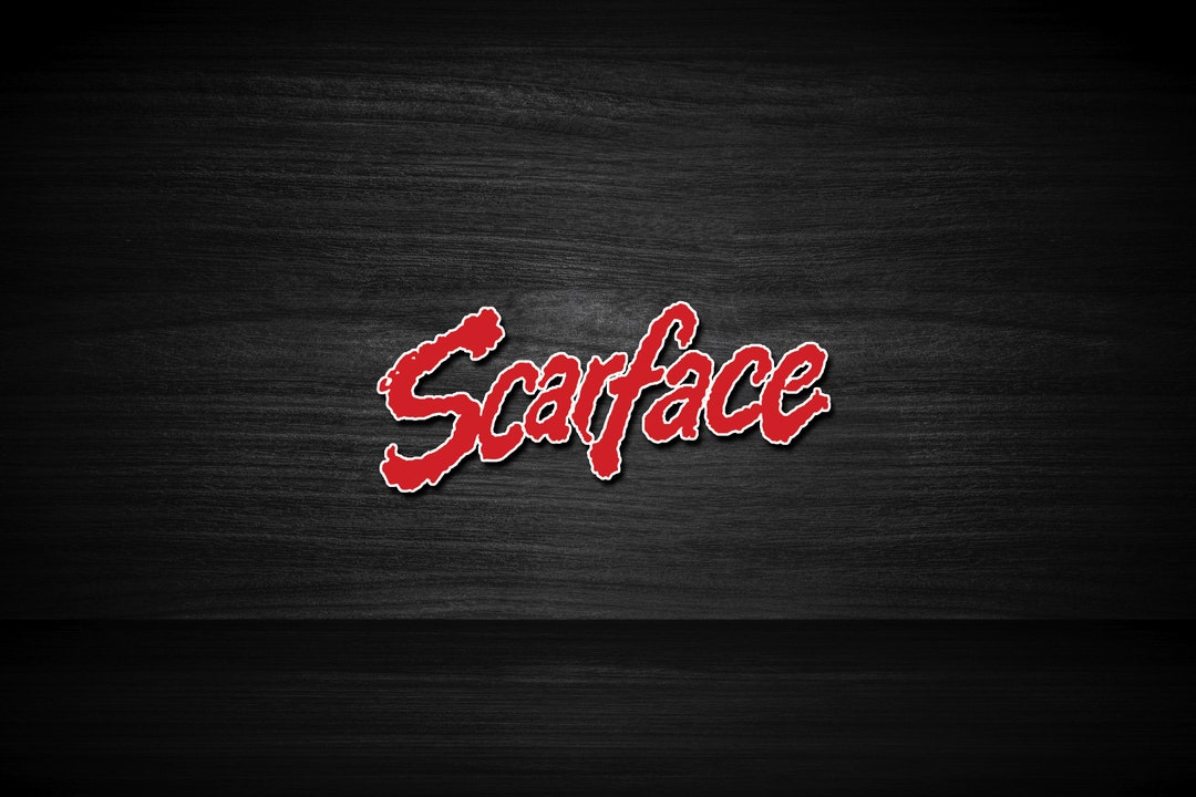 Scarface (1983) 3x3" Movie Sticker, Movie Print, Hip Hop Movie Stickers ...