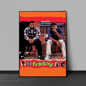 Friday (1995) Movie Poster Movie Print, Hip Hop Movie Posters, Wall Art ...