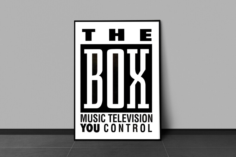 The Box 1980's Movie Poster Movie Print, Hip Hop Movie Posters, Wall ...