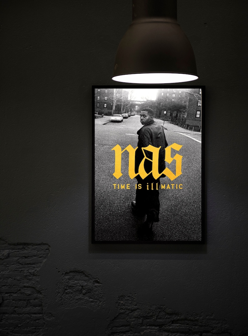 Nas: Time is Illmatic 2014 Movie Poster Movie Print, Hip Hop Movie ...