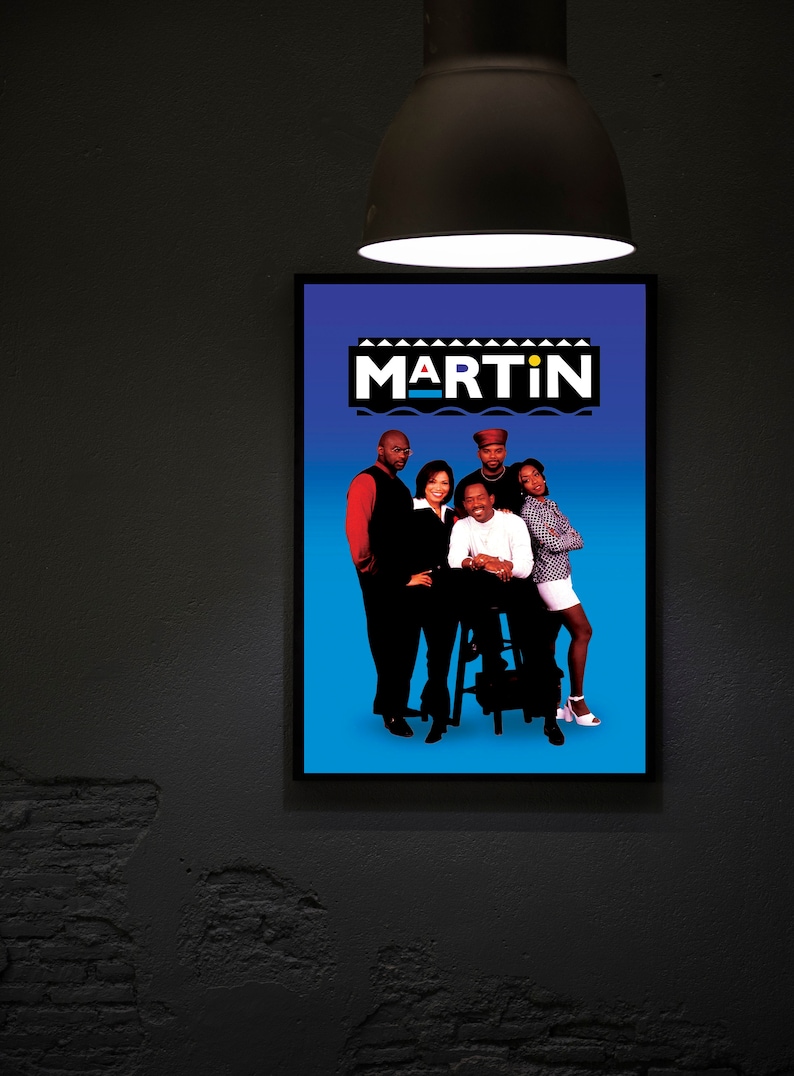 Martin (1992) Movie Poster Movie Print, Hip Hop Movie Posters, Wall Art ...