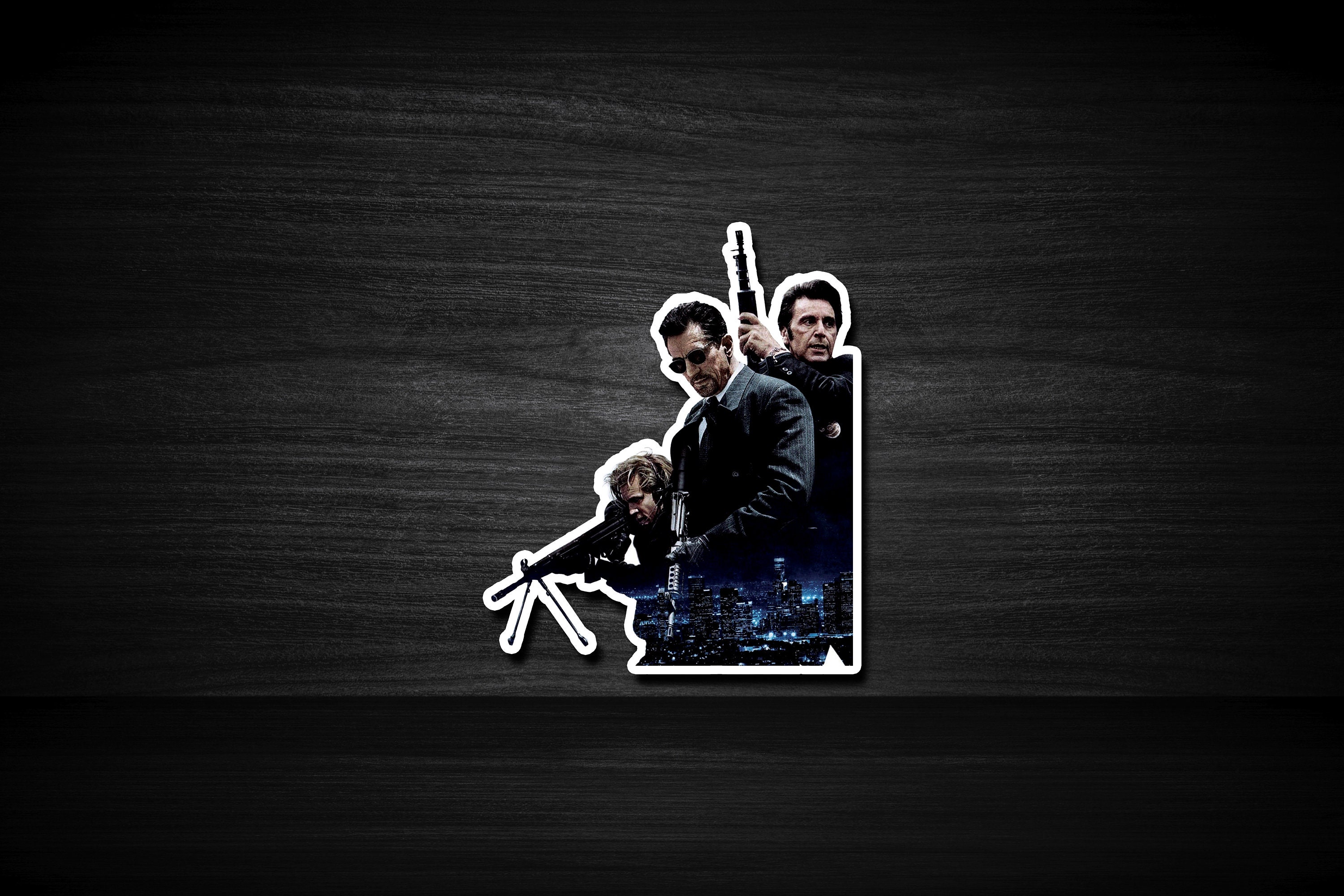 Heat 1995 3x3 Movie Sticker, Movie Print, Hip Hop Movie Stickers ...