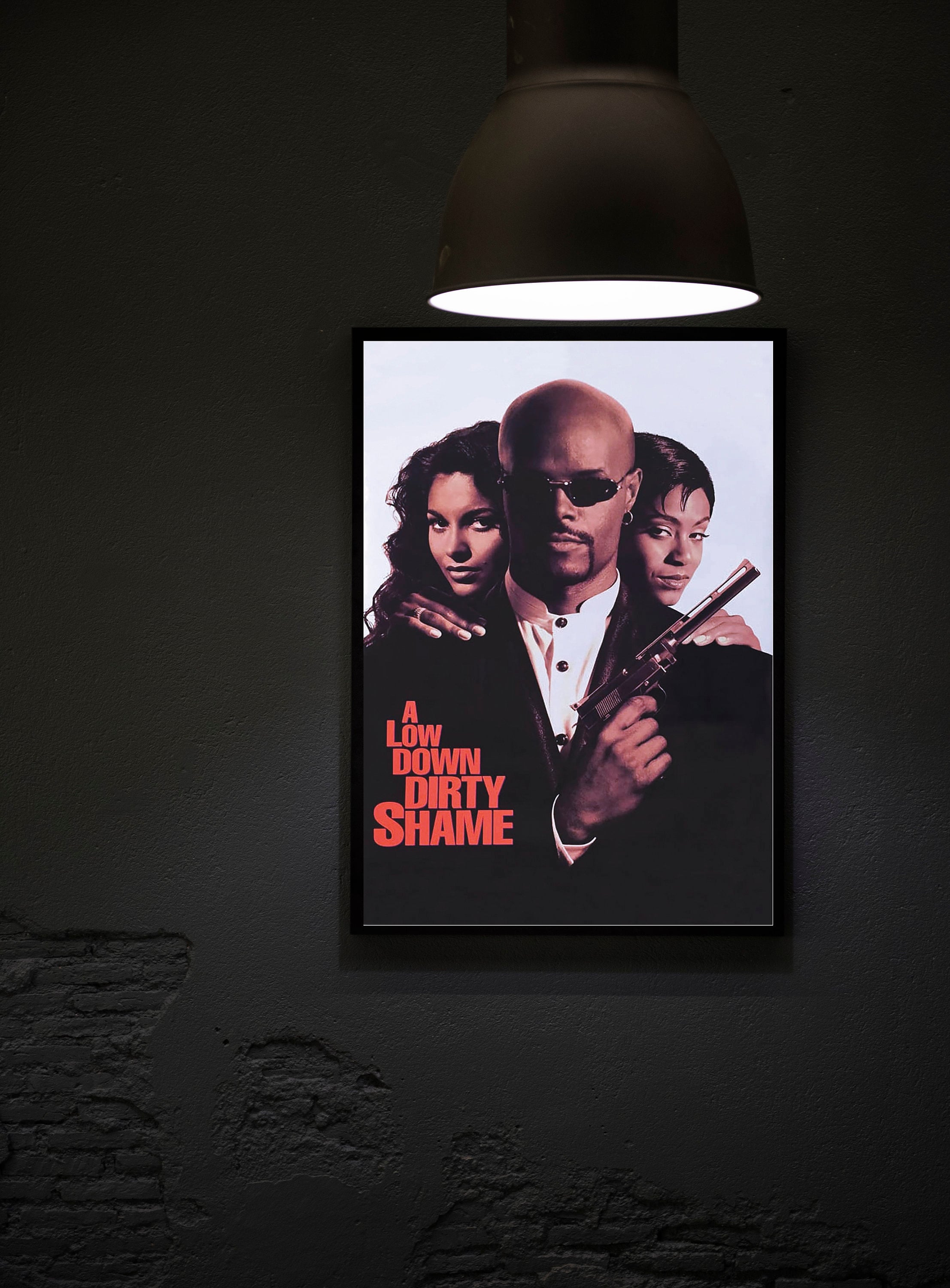 A Low Down Dirty Shame (1994) Movie Poster Movie Print, Hip Hop Movie ...