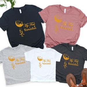 Islamic Baby Eid Mubarak Baby Bodysuit, My First Ramadan Muslim Baby ...