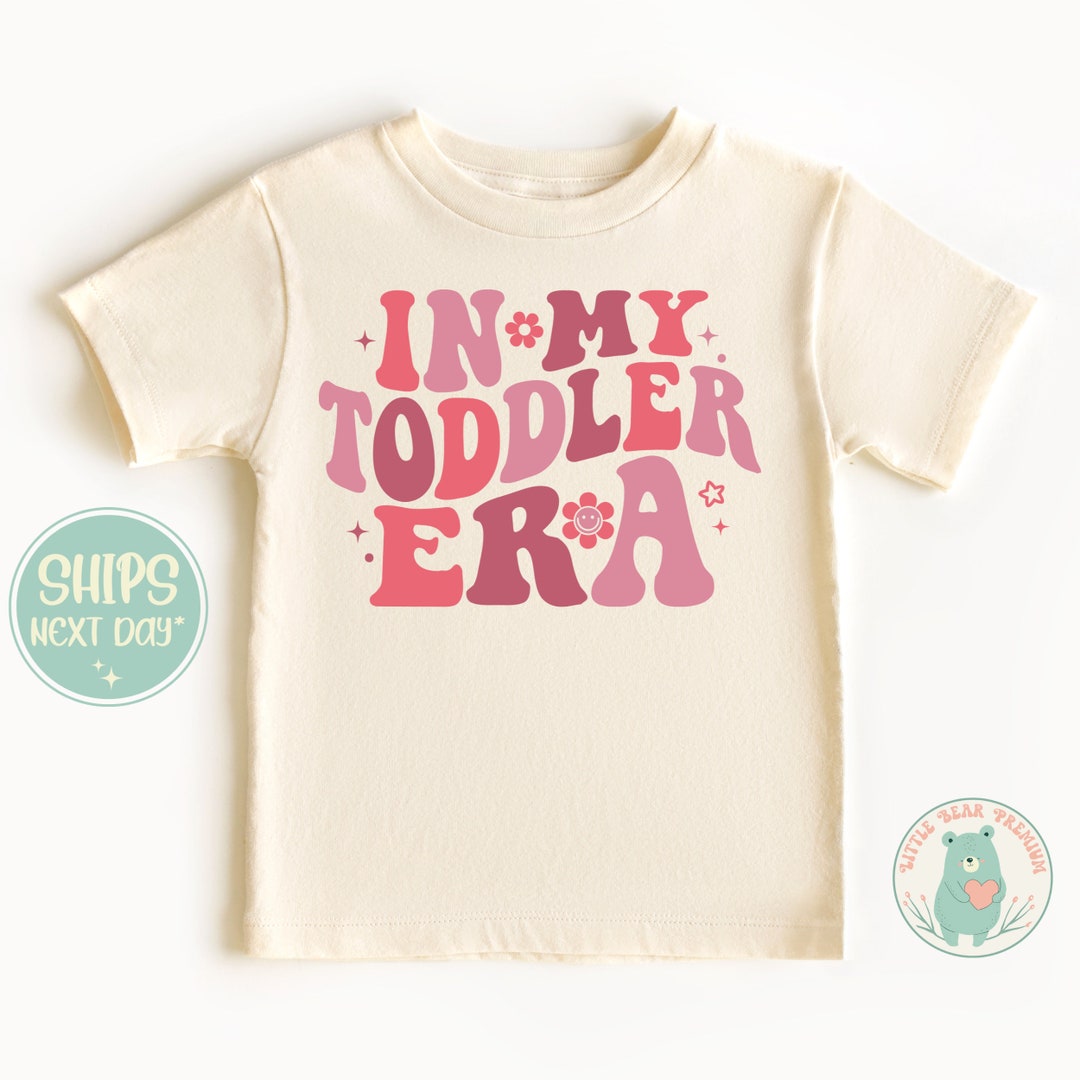 In My Toddler Era Shirt, Funny Kids T-shirt, Custom Toddler Gift, Retro ...